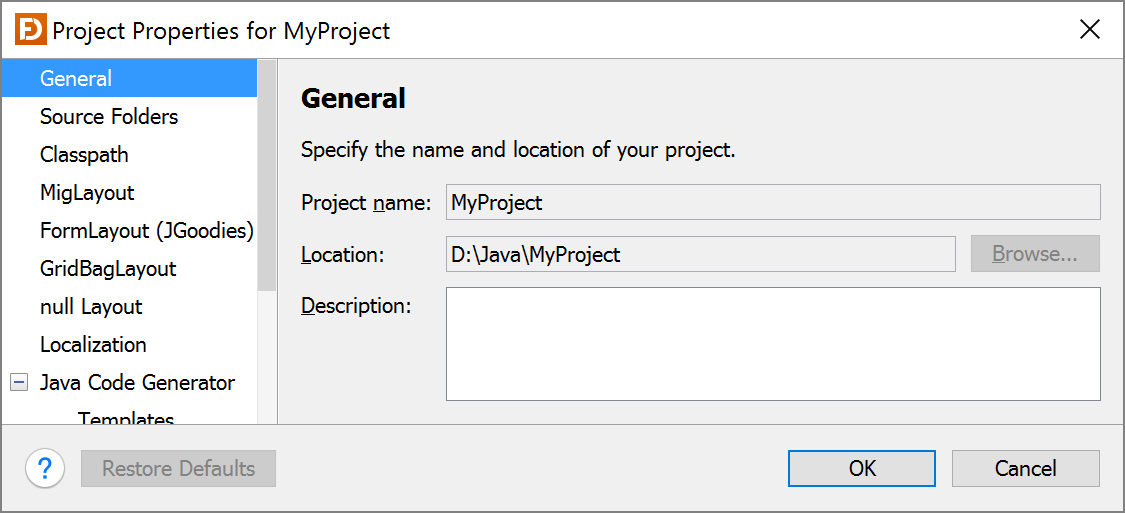 Projects | JFormDesigner - Java/Swing GUI Designer
